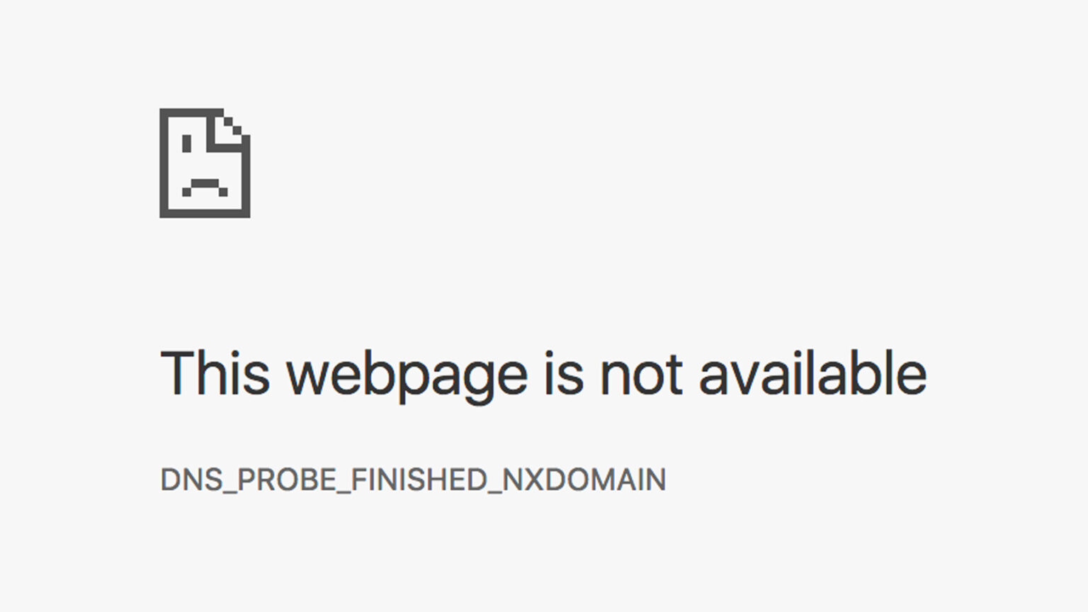 DNS_PROBE_FINISHED_NXDOMAIN – AtulHost